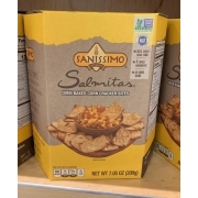 Sanissimo Salmitas, Oven Baked Corn Crackers Bites: Calories, Nutrition ...