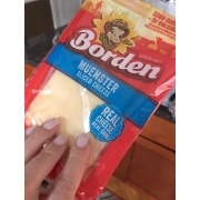 Borden Cheese, Muenster Sliced: Calories, Nutrition Analysis & More ...
