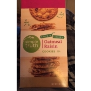 Simple Truth Cookies, Oatmeal Raisin: Calories, Nutrition Analysis ...