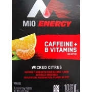 Mio Energy Caffeine + B Vitamins, Wicked Citrus: Calories, Nutrition ...