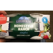 Litehouse Homestyle Ranch, Dressing & Dip: Calories, Nutrition Analysis ...