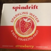 Spindrift Sparkling Water, Strawberry, Unsweetened: Calories, Nutrition ...
