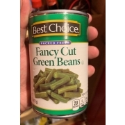 Best Choice Fancy Cut Green Beans: Calories, Nutrition Analysis & More ...