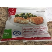 Schwan's Ancient Grain Encrusted Alaskan Cod Fillets: Calories ...