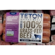 Teton Polish Kielbasa Sausage, Cooked Uncured beef: Calories, Nutrition ...