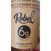 Rebel Ice Cream, Butter Pecan: Calories, Nutrition Analysis & More ...