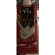 Thai Kitchen Coconut Milk, Unsweetened: Calories, Nutrition Analysis ...