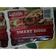 Lightlife Jumbo Smart Dogs, Meatless: Calories, Nutrition Analysis ...