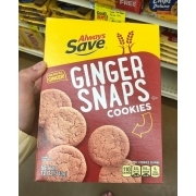 Always Save Ginger Snaps Cookies: Calories, Nutrition Analysis & More ...