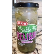 H-E-B Pickle Relish: Calories, Nutrition Analysis & More | Fooducate