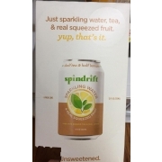 Spindrift Sparkling Water, Made With Brewed Tea: Calories, Nutrition ...