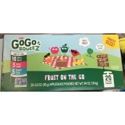 Materne GoGo Squeez Fruit On The Go, Variety Pack: Calories, Nutrition Analysis & More | Fooducate