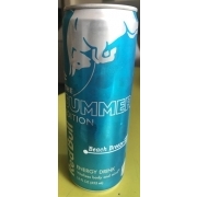 Red Bull Energy Drink, The Summer Edition, Beach Breeze: Calories ...