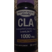 Premium Health Naturally Cla, Dietary Supplement: Calories, Nutrition ...