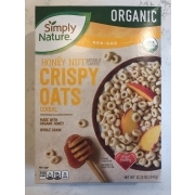 Simply Nature Cereal, Honey Nut Flavored Crispy Oats: Calories ...