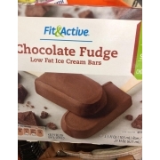 Fit & Active Low Fat Ice Cream Bars, Chocolate Fudge: Calories ...