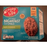 Enjoy Life Breakfast Ovals Breakfast Bars, Apple Cinnamon: Calories ...