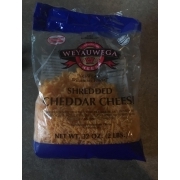 Weyauwega Shredded Cheddar Cheese: Calories, Nutrition Analysis & More ...