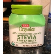 H-E-B Stevia Leaf Extract: Calories, Nutrition Analysis & More | Fooducate