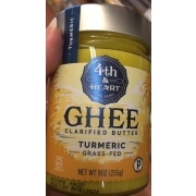 4th & Heart Ghee clarified Butter, Turmeric, Grass-fed: Calories, Nutrition Analysis & More ...