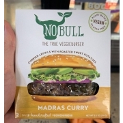 No Bull Veggie Burger, Madras Curry: Calories, Nutrition Analysis ...