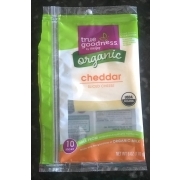 True Goodness By Meijer Sliced Cheese, Cheddar: Calories, Nutrition ...