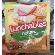 Lunchables Lunch combinations, Natural, Uncured Ham & Cheddar: Calories ...
