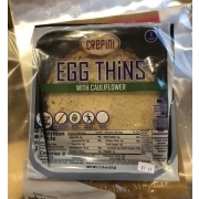 Crepini Egg Thins, With Cauliflower: Calories, Nutrition Analysis ...