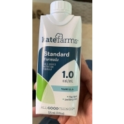 Kate Farms Standard Formula, Vanilla: Calories, Nutrition Analysis ...