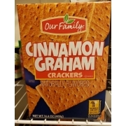 Our Family Cinnamon Grahams Crackers: Calories, Nutrition Analysis ...