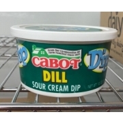 Cabot Dill Sour Cream Dip: Calories, Nutrition Analysis & More | Fooducate