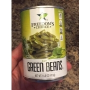 Freedom Choice Green Beans: Calories, Nutrition Analysis & More | Fooducate