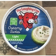 The Laughing Cow Creamy Swiss, Light, Spreadable Cheese Wedges ...