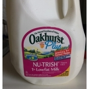 Oakhurst Nu-Trish, 1% Lowfat Milk: Calories, Nutrition Analysis & More ...