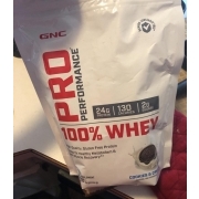 GNC Whey Protein, Pro Performance, Cookies & Cream: Calories, Nutrition ...