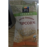 365 Everyday Value Popcorn - Organic White Cheddar Cheese: Calories ...