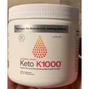 Keto K1000 Electrolyte Powder, Raspberry Lemon: Calories, Nutrition ...