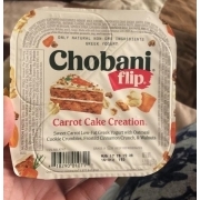 Chobani Yogurt, Greek, Flip, Carrot Cake Creation: Calories, Nutrition ...
