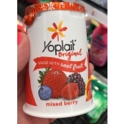 Yoplait Yogurt, Low-Fat, Mixed Berry: Calories, Nutrition Analysis ...