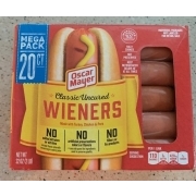 Oscar Mayer Wieners, Classic Uncured: Calories, Nutrition Analysis ...
