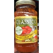 Classico Pasta Sauce, Marinara with Plum Tomatoes & Olive Oil: Calories ...