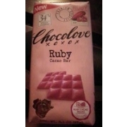 Chocolove Ruby Cacao Bar: Calories, Nutrition Analysis & More | Fooducate