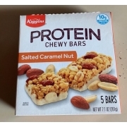 Kiggins Protein Chewy Bars, Salted Caramel Nut: Calories, Nutrition ...