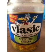 Vlasic Dill Spears, Zesty: Calories, Nutrition Analysis & More | Fooducate