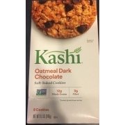 Kashi Soft Baked Cookies, Oatmeal Dark Chocolate: Calories, Nutrition ...