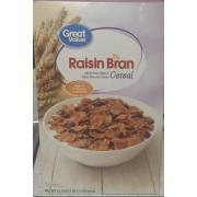 Great Value Cereal, Raisin Bran: Calories, Nutrition Analysis & More ...