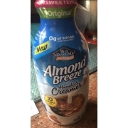 Blue Diamond Almonds Creamer, Almond Breeze, Almondmilk: Calories ...