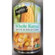 Signature Select Whole Kernel, White & Gold Corn: Calories, Nutrition ...
