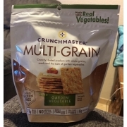 Crunchmaster Crackers, Multi Grain, Garden Vegetable: Calories ...