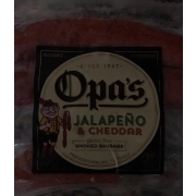 Opa's Smoked Sausage, Jalapeno & Cheddar: Calories, Nutrition Analysis ...